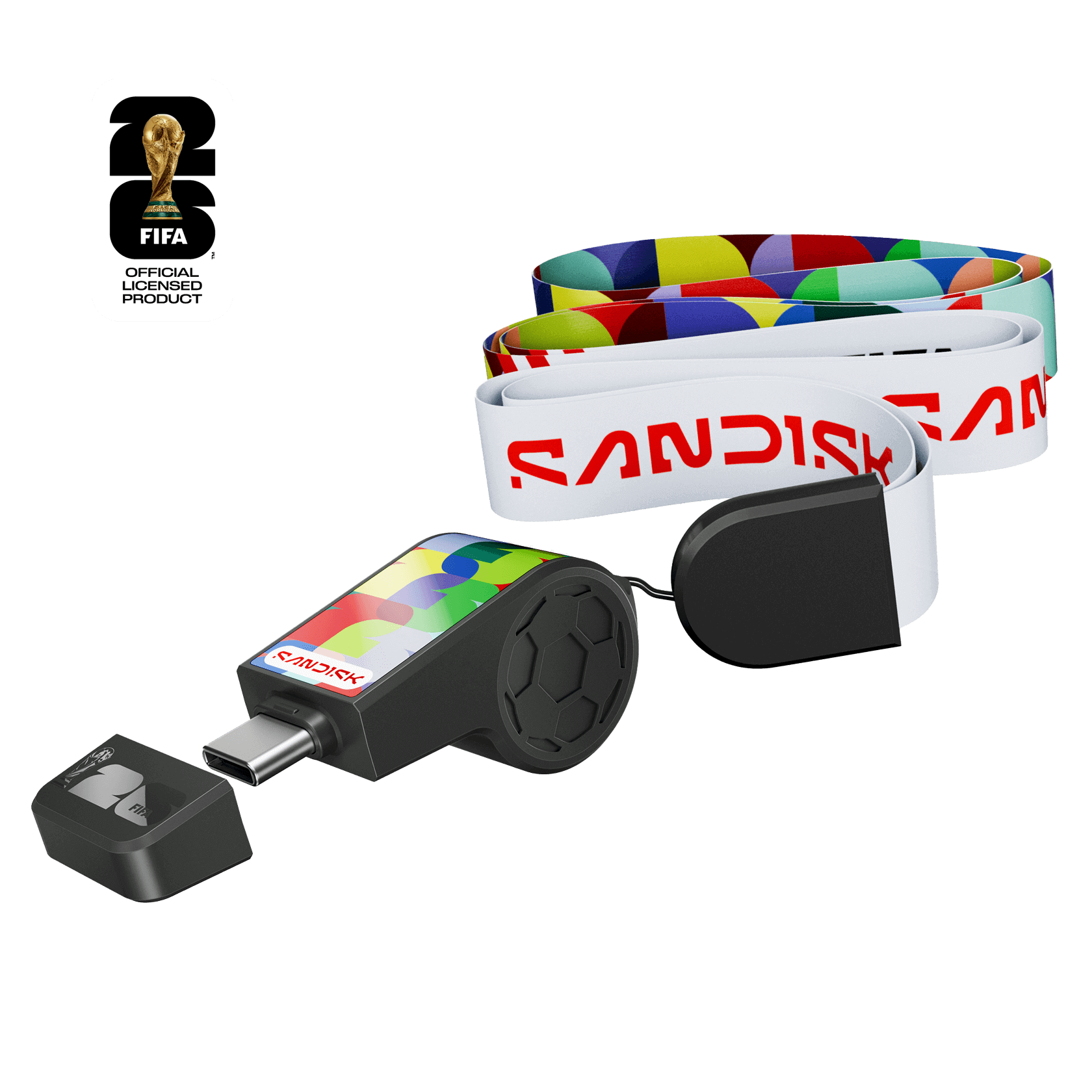 128GB Mexico Edition SANDISK USB-C Flash Drive: FIFA World Cup 2026 ...